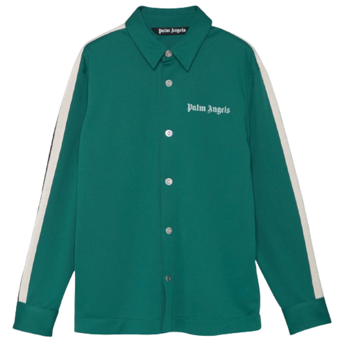 Palm Angels Logo Green Track Shirt | WHAT’S ON THE STAR?