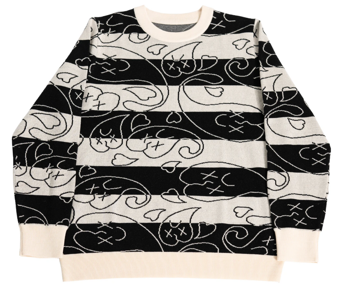 Royal Surge Emotions Knitted Black / Cream Sweater | WHAT’S ON THE STAR?