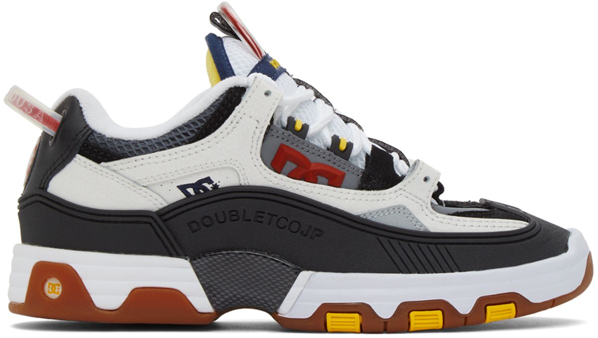 Doublet × DC Shoes Black & White Hybrid Sneakers | WHAT’S ON THE STAR?