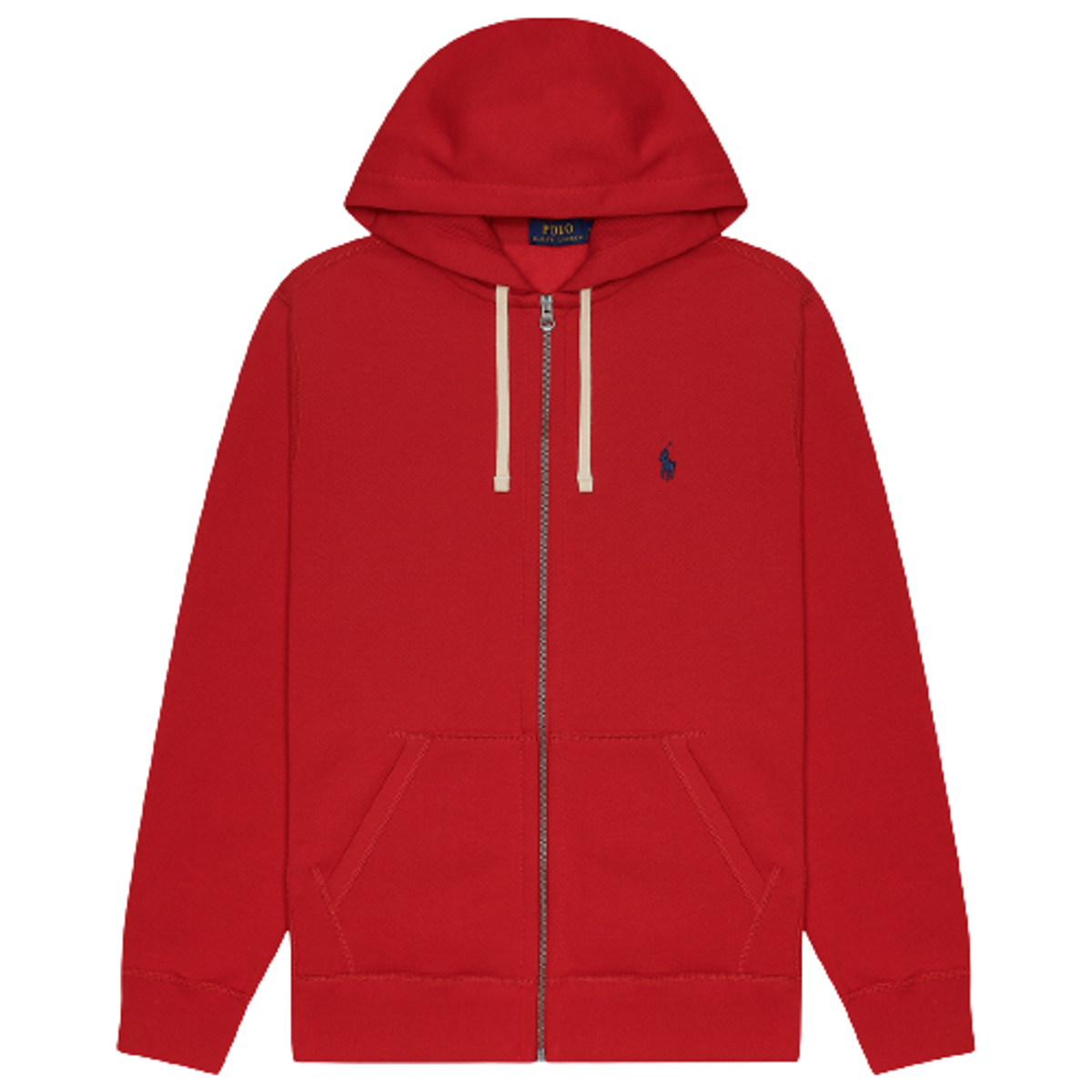 Polo Ralph Lauren Classic Full-Zip Red Fleece Hoodie | WHAT’S ON THE STAR?