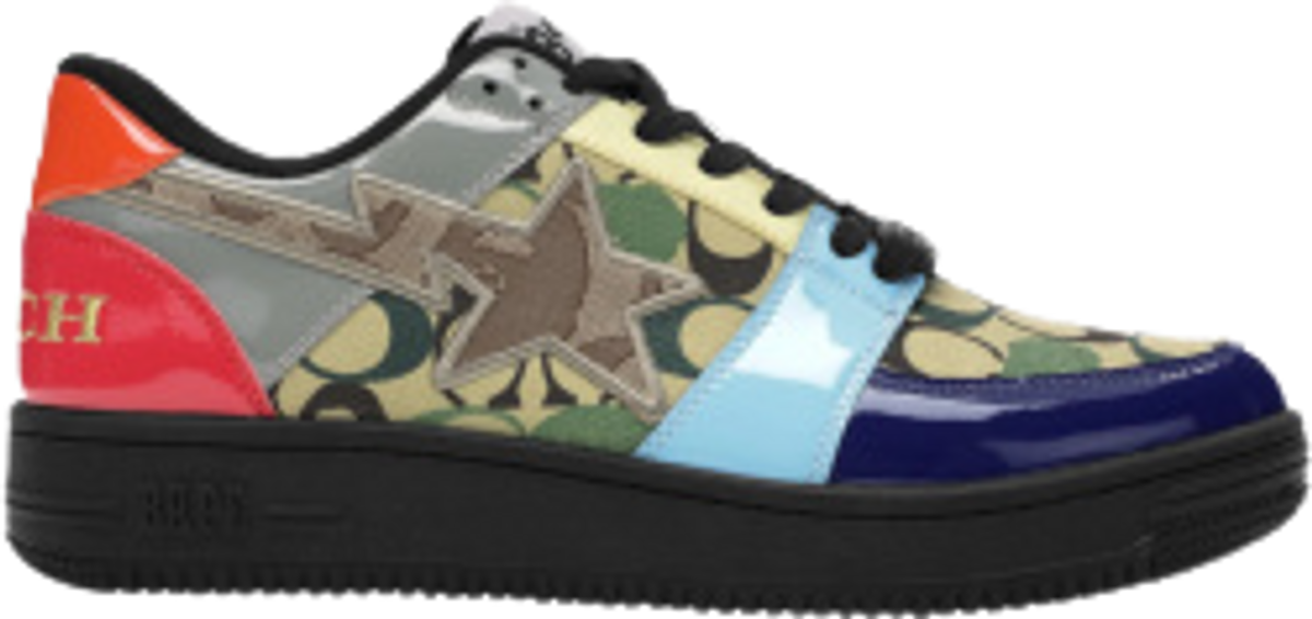 Bape Coach Multi Sneakers | WHAT’S ON THE STAR?