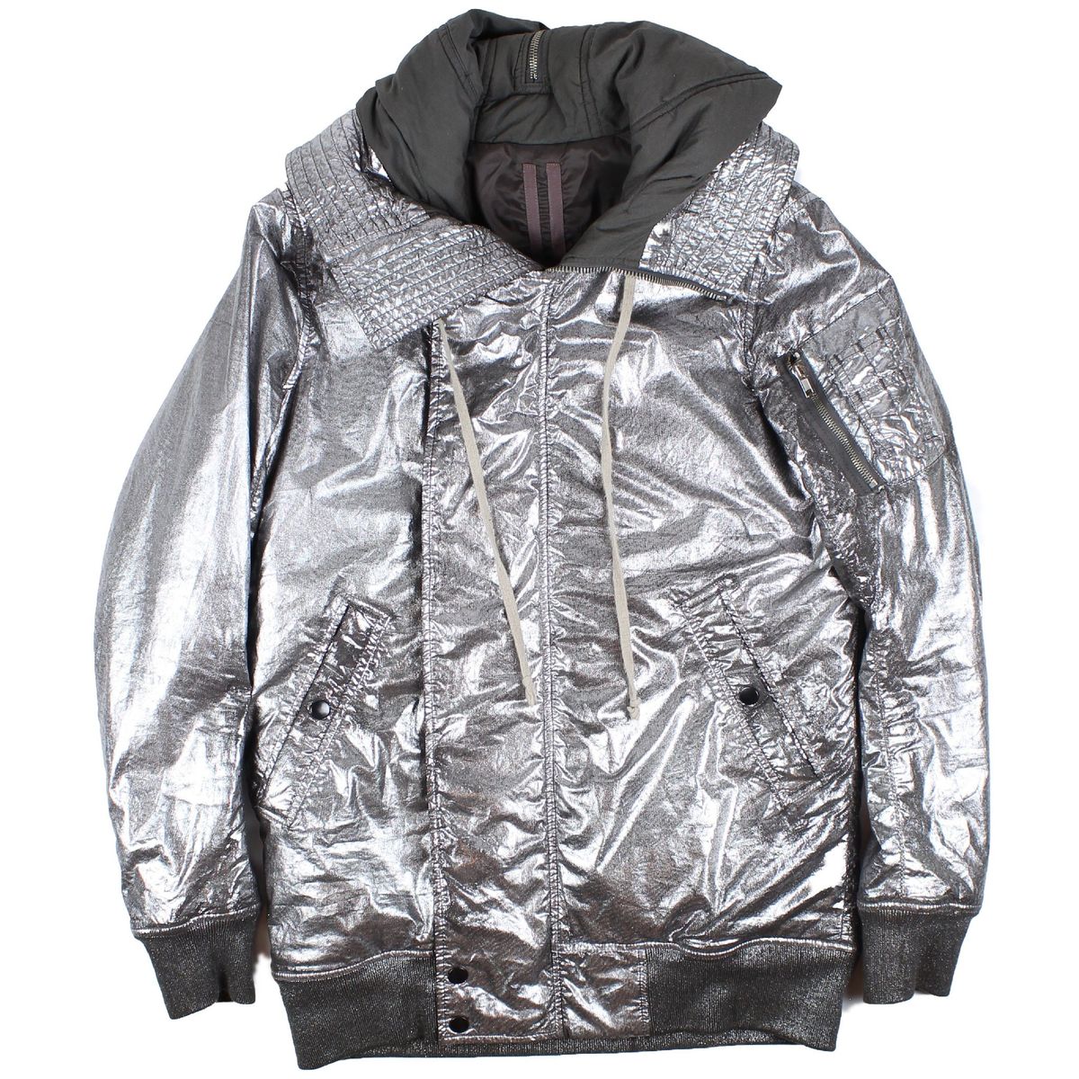 Rick Owens DRKSHDW Exploder Silver Jacket | WHAT’S ON THE STAR?