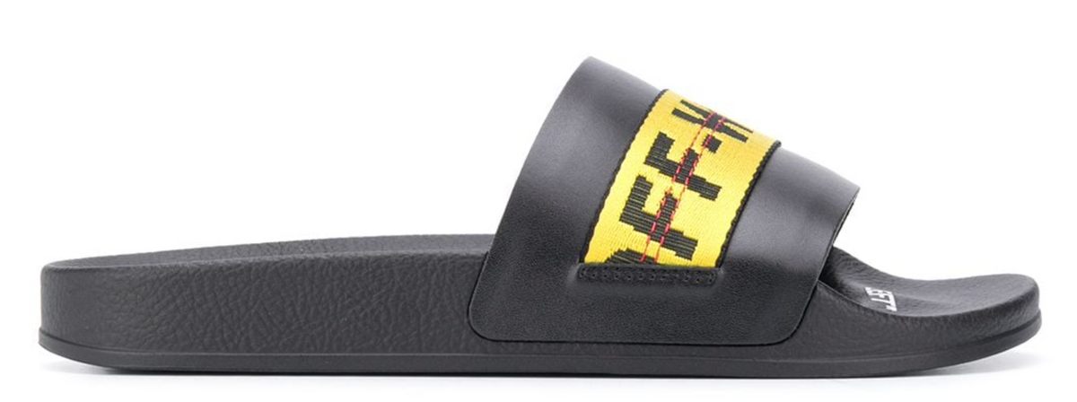 Off-White Black And Yellow Industrial Strap Slides | WHAT’S ON THE STAR?
