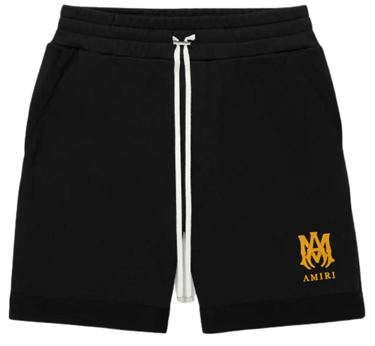 Amiri M.A. Wide-leg Grosgrain-Trimmed Cotton-Jersey Drawstring Black ...