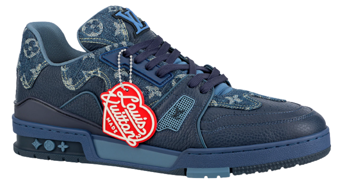 Louis Vuitton Lv Blue Trainer Sneakers | WHAT’S ON THE STAR?