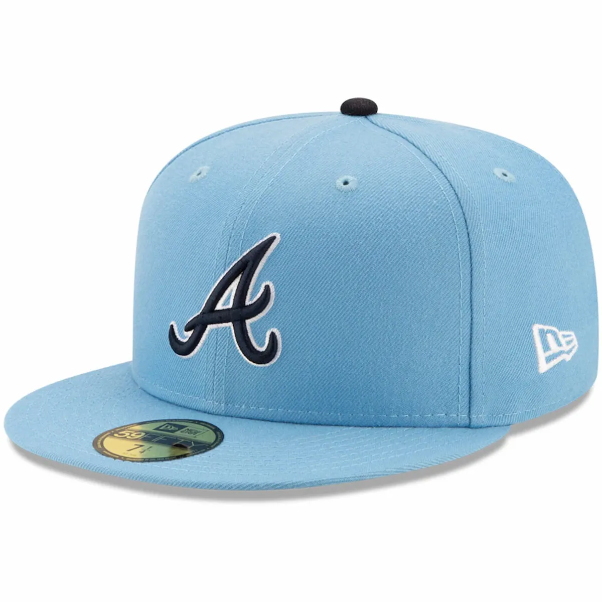 New Era × Offset Atlanta Braves Light Blue 59FIFTY Fitted Cap | WHAT’S ...