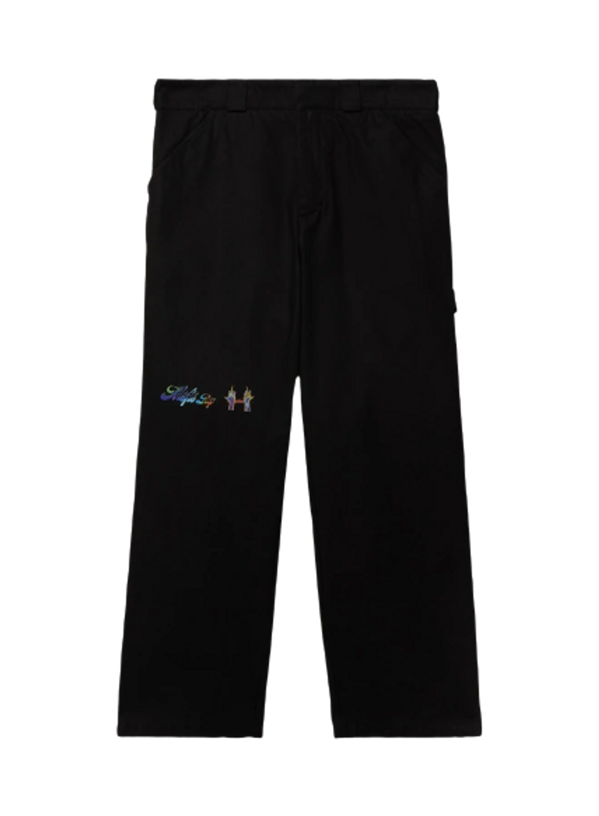 MSFTSrep Middlefingers Graphic Print Workpants | WHAT’S ON THE STAR?