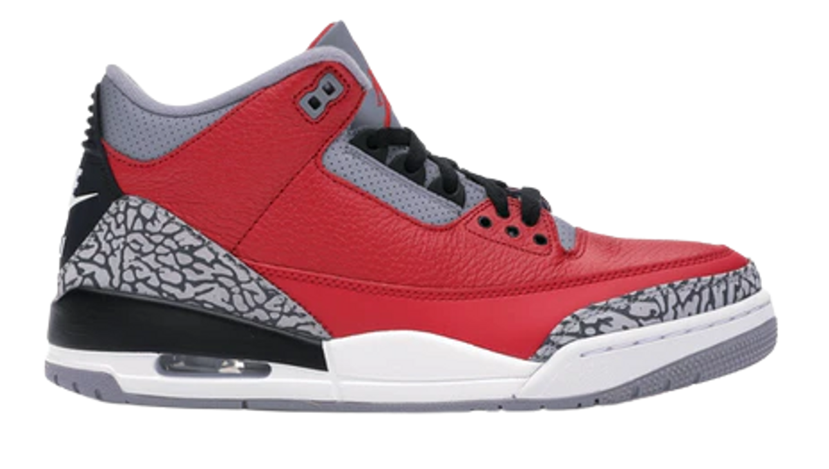 Jordan Air Jordan 3 Retro Fire Red Cement Sneakers | WHAT’S ON THE STAR?