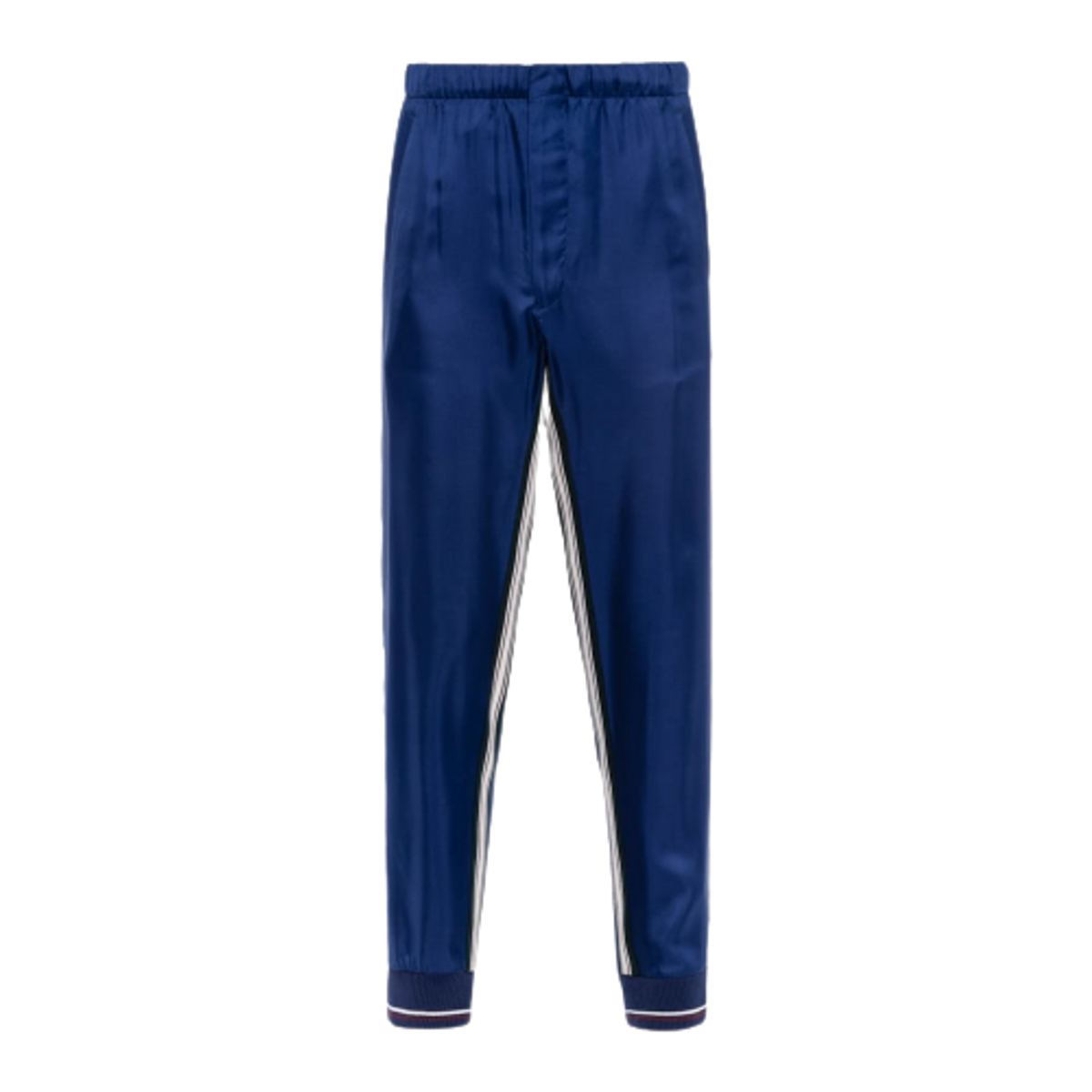 Prada Silk Blue Joggers | WHAT’S ON THE STAR?