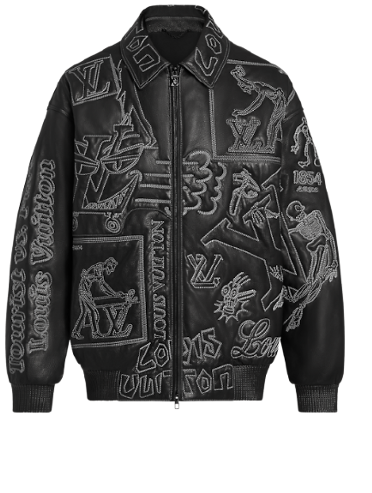 Louis Vuitton Embroidered Leather Jacket | WHAT’S ON THE STAR?