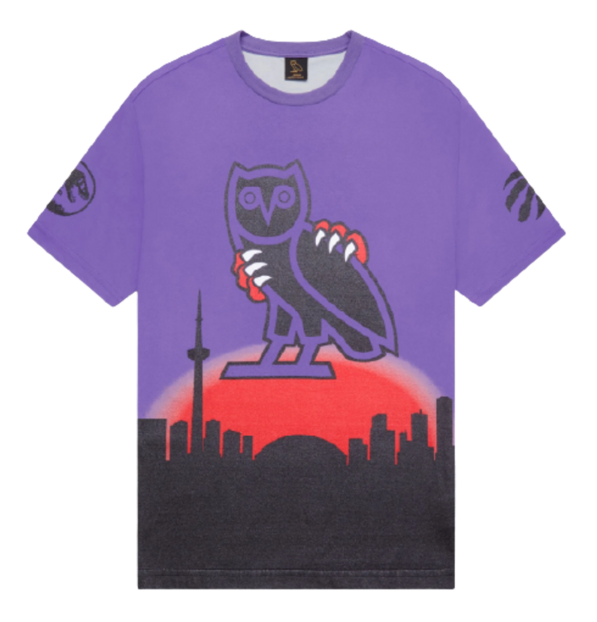 OVO × Jurassic Park Purple Skyline T-Shirt | WHAT’S ON THE STAR?