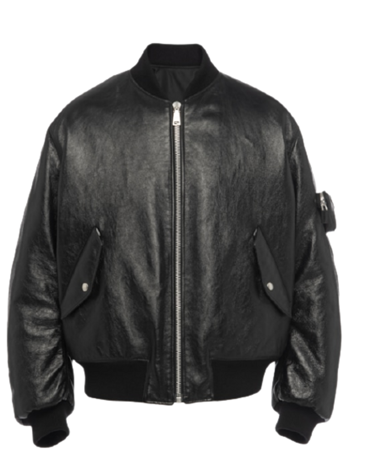 Prada Nappa Leather Bomber Jacket | WHAT’S ON THE STAR?