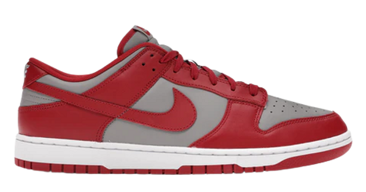 Nike Dunk Low Retro Medium Grey Varsity Red Sneakers | WHAT’S ON THE STAR?
