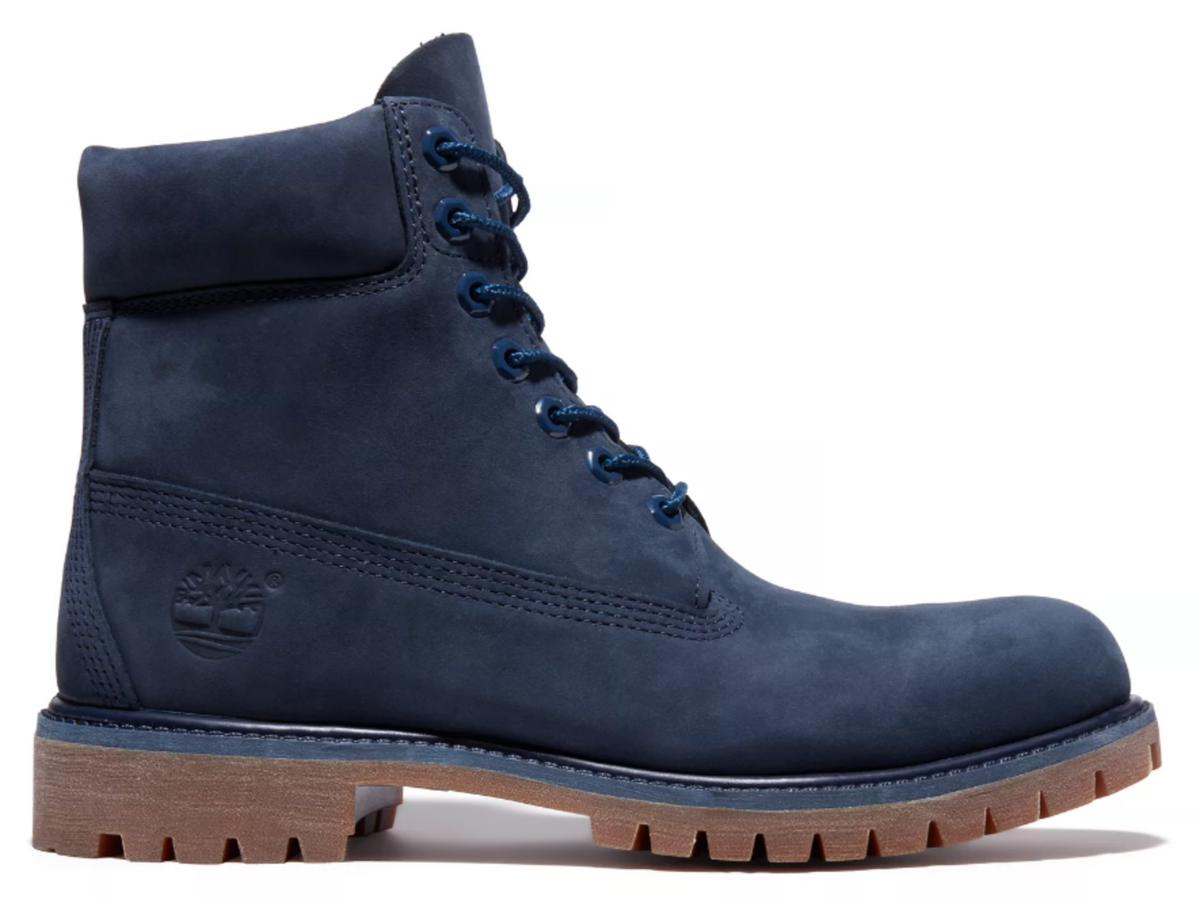 Timberland Premium 6-Inch Waterproof Navy Waterbuck Boots | WHAT’S ON ...