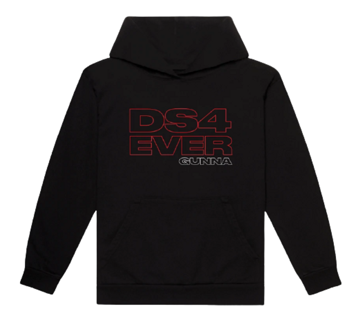 Gunna Merch Drip Black Hoodie | WHAT’S ON THE STAR?