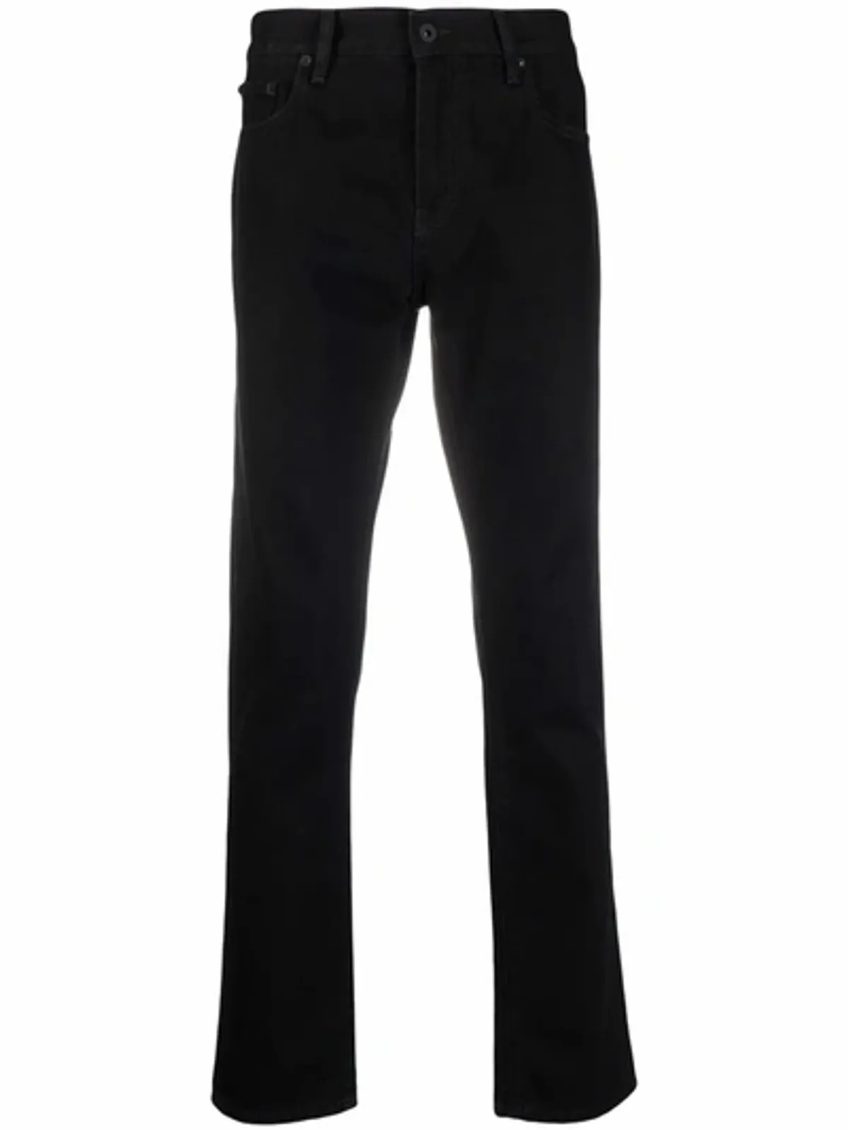 Off-White Diagonal-pocket Skinny Jeans In Black White | WHAT’S ON THE STAR?