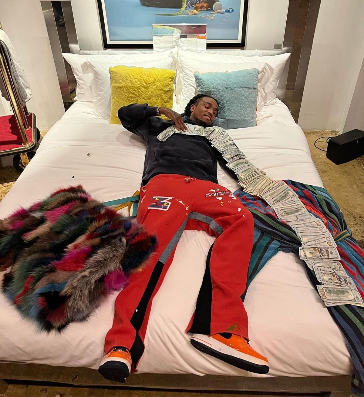 Quavo Outfit from January 22, 2022 | WHAT’S ON THE STAR?