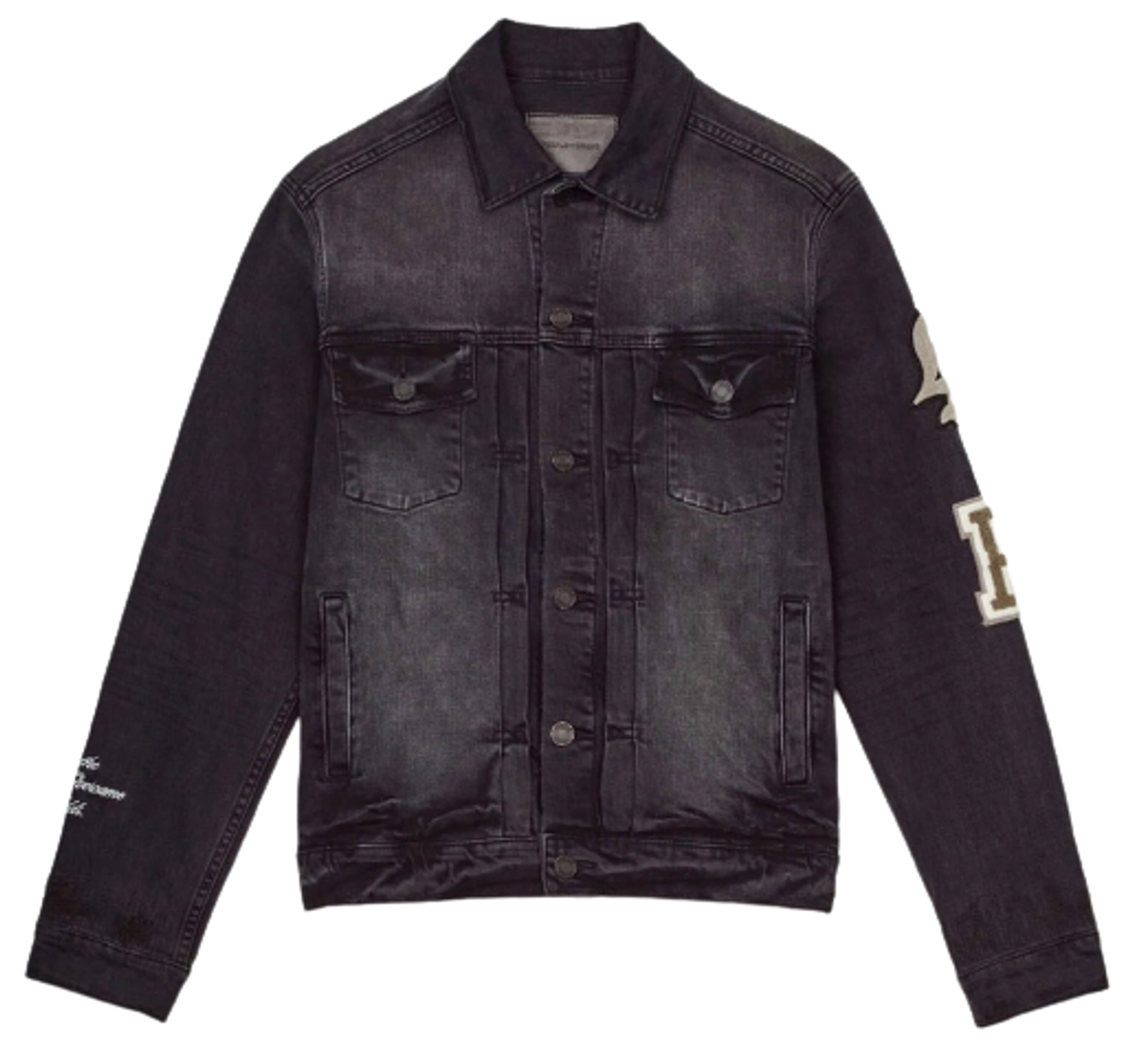 Purple Brand P007 Black Vegas Denim Trucker Jacket | WHAT’S ON THE STAR?