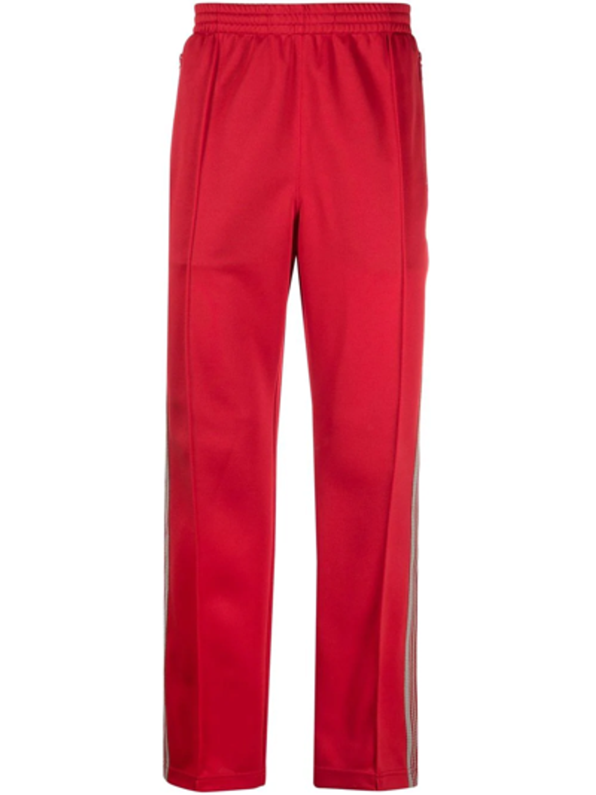 Needles Red & Beige Boot-Cut Track Sweatpants | WHAT’S ON THE STAR?