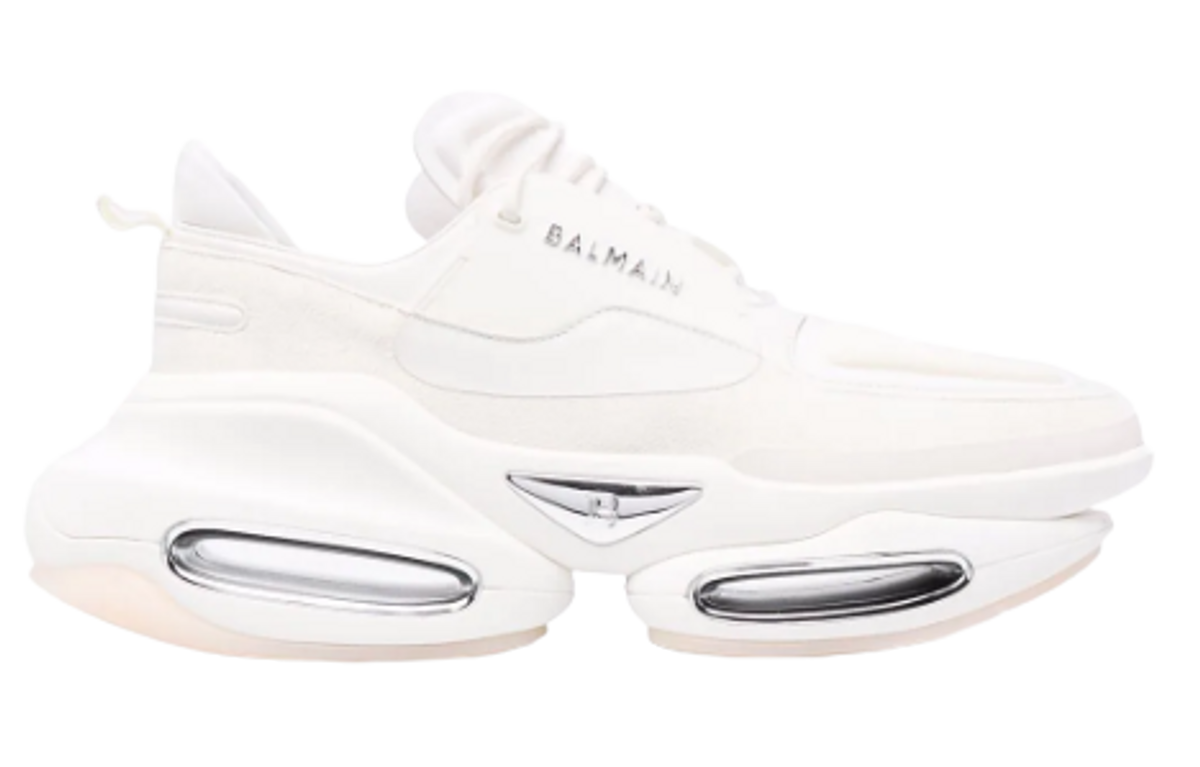 Balmain Bold Leather White Sneakers | WHAT’S ON THE STAR?