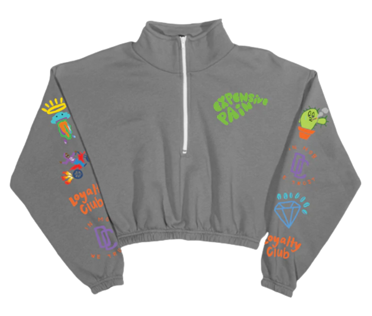 Meek Mill Merch Expensive Pain Green Gray Hoodie | WHAT’S ON THE STAR?