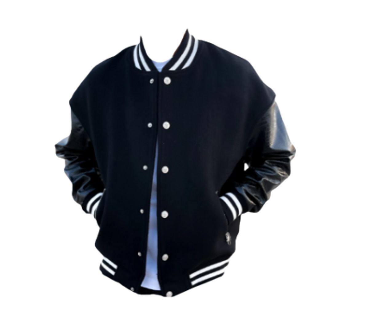 Guapi Obsidian Black Dead Or Alive Baseball Jacket | WHAT’S ON THE STAR?