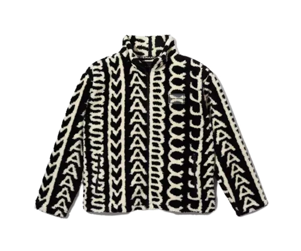 Marc Jacobs Monogram Fleece Jacket | WHAT’S ON THE STAR?