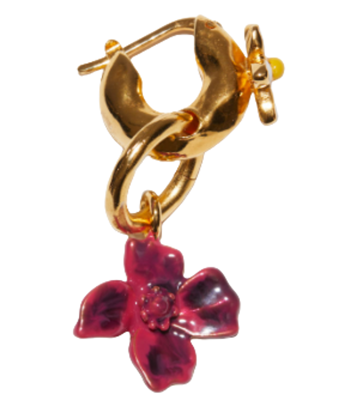 Acne Studios Gold Flower Earring | WHAT’S ON THE STAR?