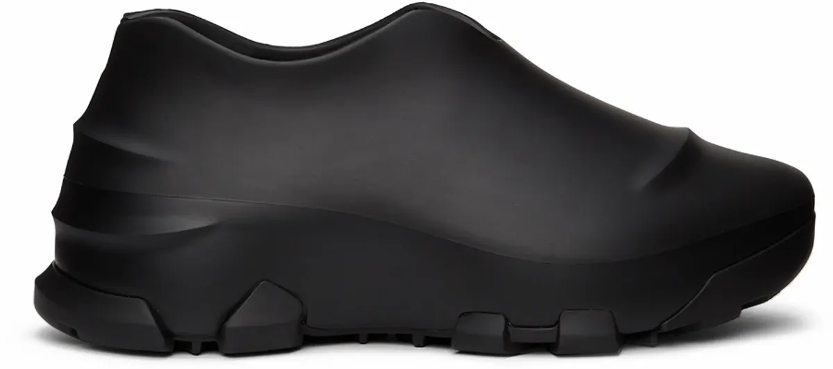 Givenchy Black Monumental Mallow Rubber Low Top Trainers | WHAT’S ON ...