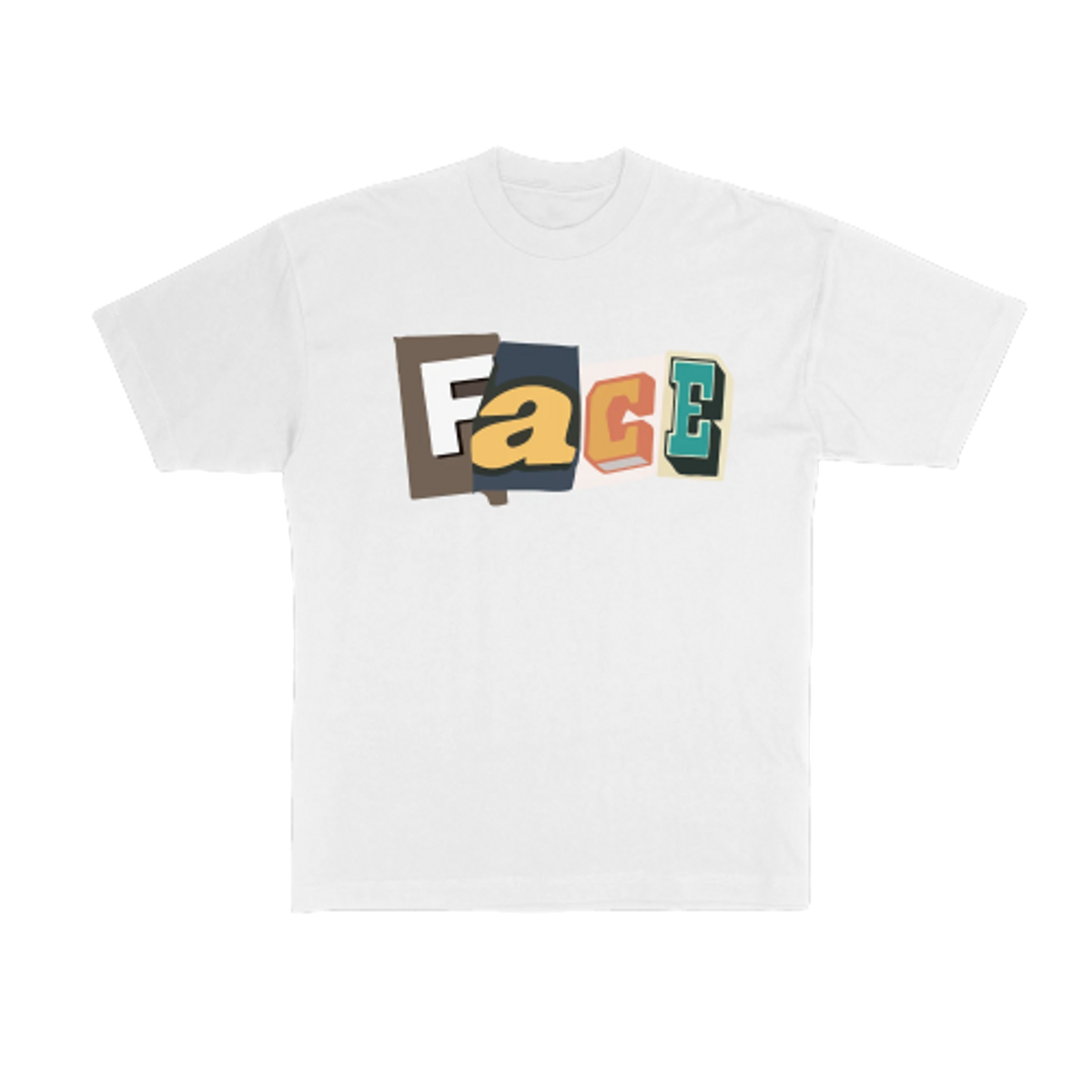 BabyFace Ray Merch White Face Printed T-Shirt | WHAT’S ON THE STAR?