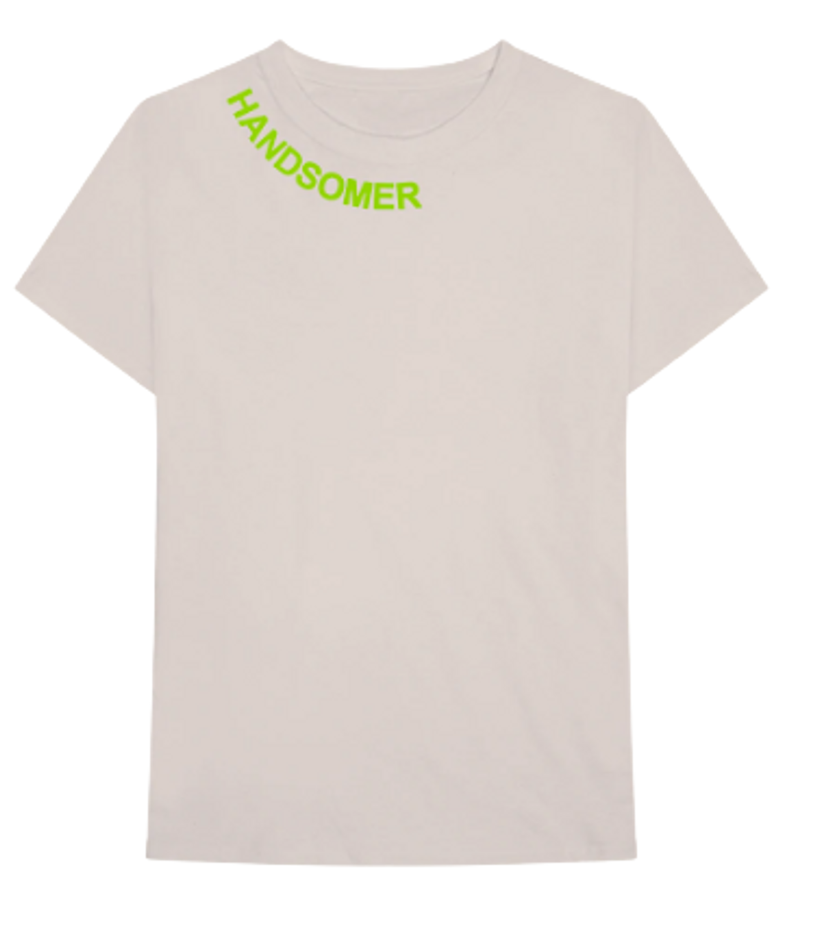 Russ Merch Handsomer Remix Off-White Logo T-Shirt | WHAT’S ON THE STAR?