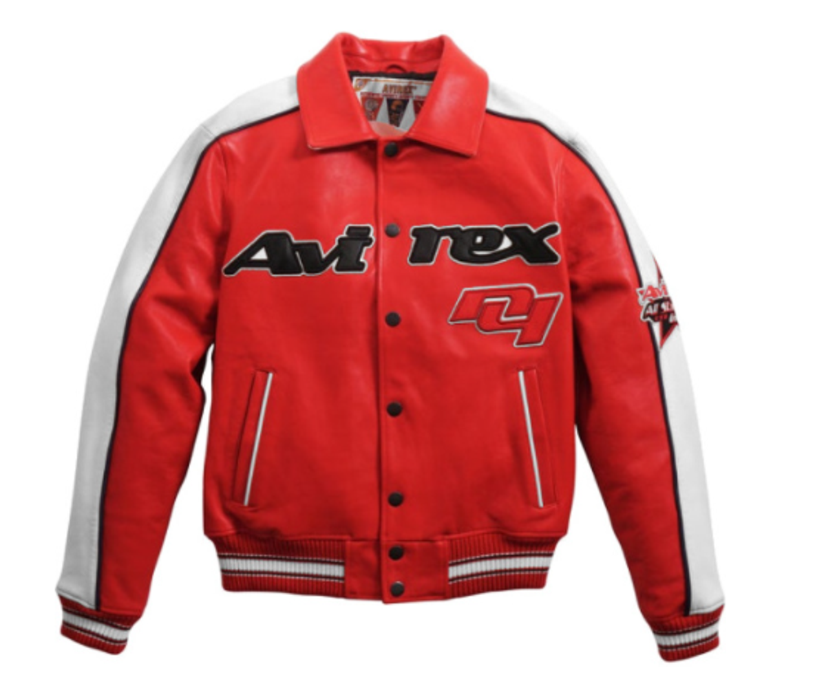 Avirex Red Leather All-Star Jacket | WHAT’S ON THE STAR?