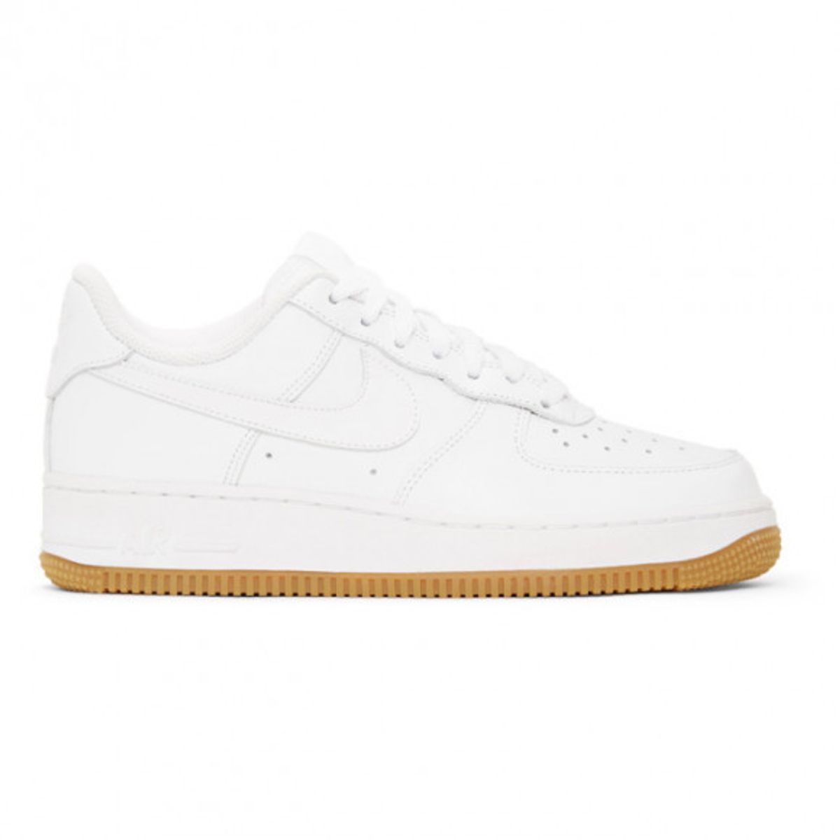 Nike White Gum Air Force 1 '07 Sneakers | WHAT’S ON THE STAR?