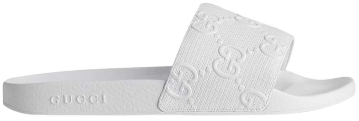 Gucci GG White Slide Sandals | WHAT’S ON THE STAR?