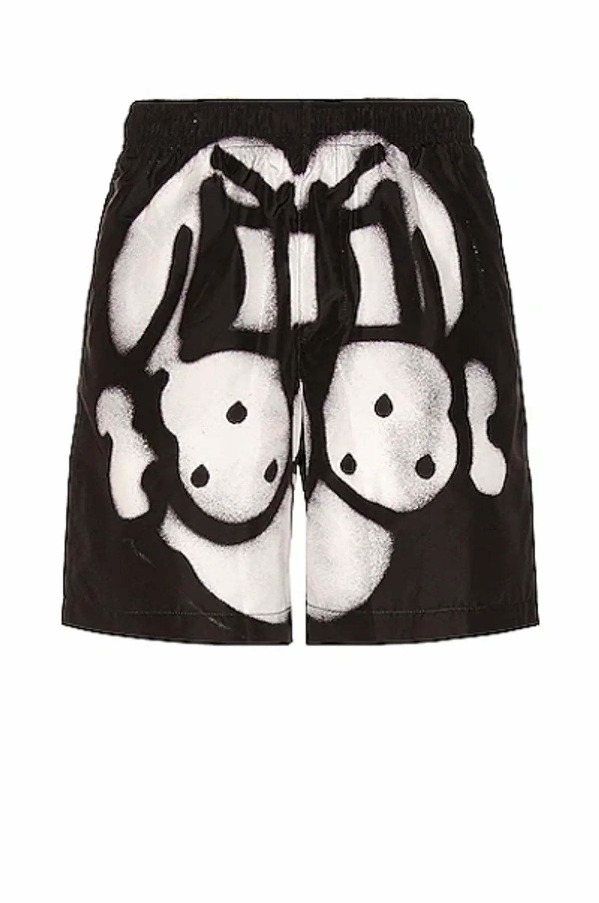 Givenchy × Chito Dog Spray-paint Swim Shorts In Black | WHAT’S ON THE STAR?