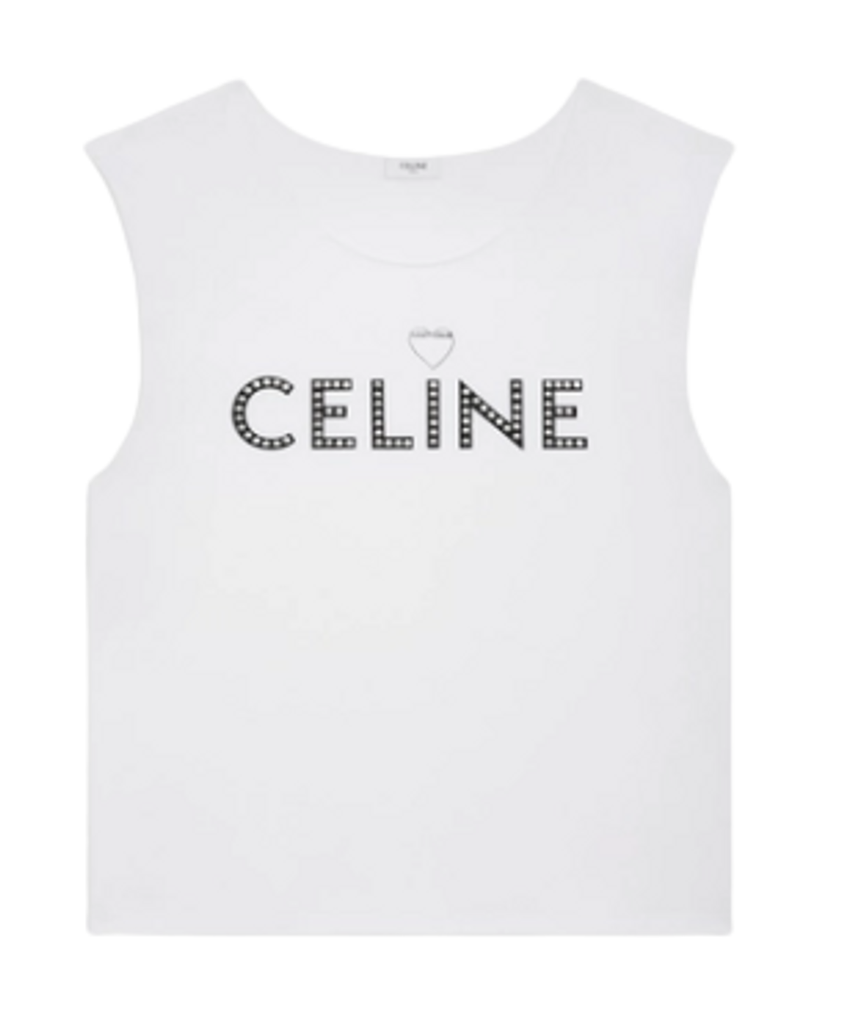 Celine Artist Print White Logo Top | WHAT’S ON THE STAR?