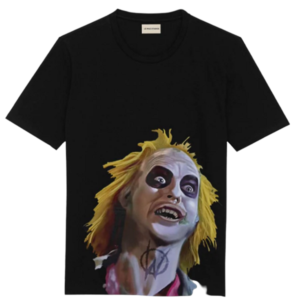 Le Wuz Studios Beetlejuice Jet Black T-Shirt | WHAT’S ON THE STAR?