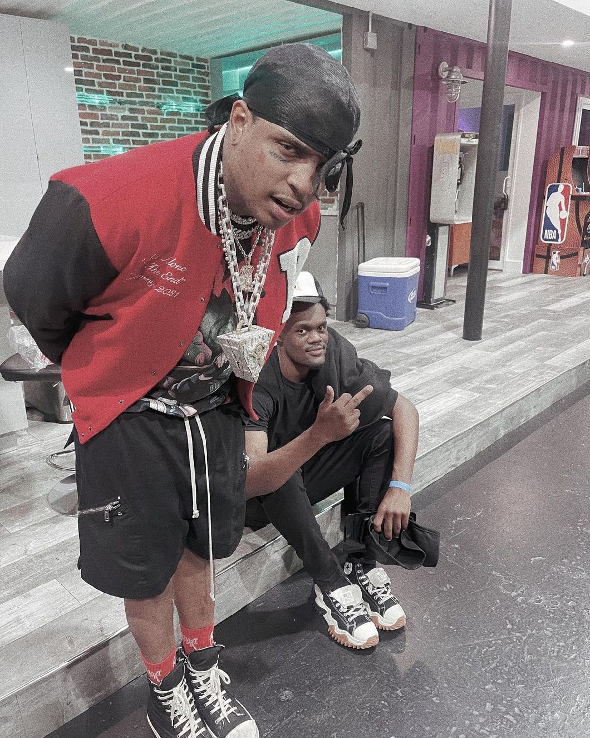 Ski Mask The Slump God Outfit from April 21, 2022 | WHAT’S ON THE STAR?