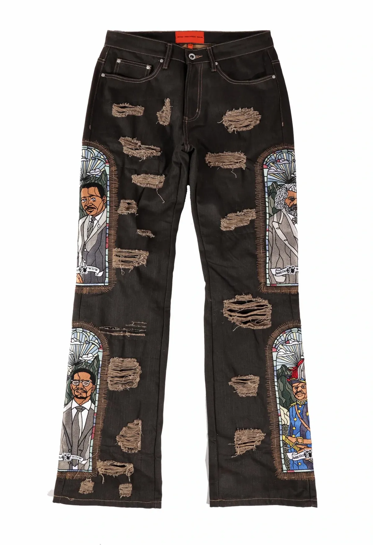 Barriers × Who Decides War Monument Black Jeans | WHAT’S ON THE STAR?