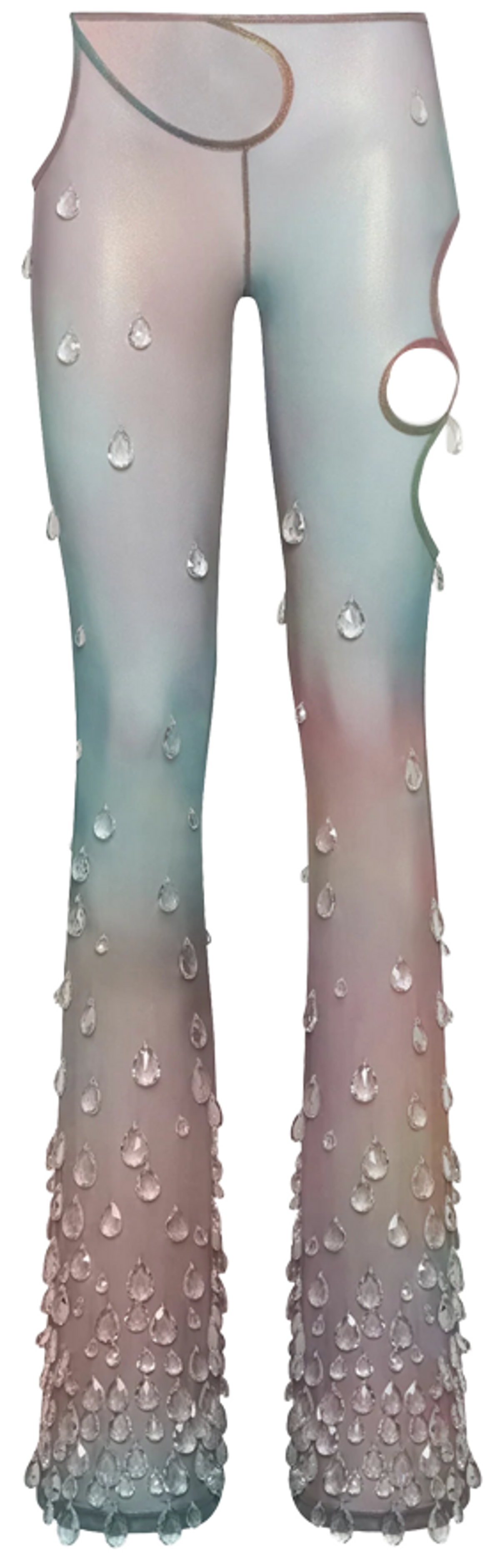 GCDS Crystal Drops Multicolor Pants | WHAT’S ON THE STAR?