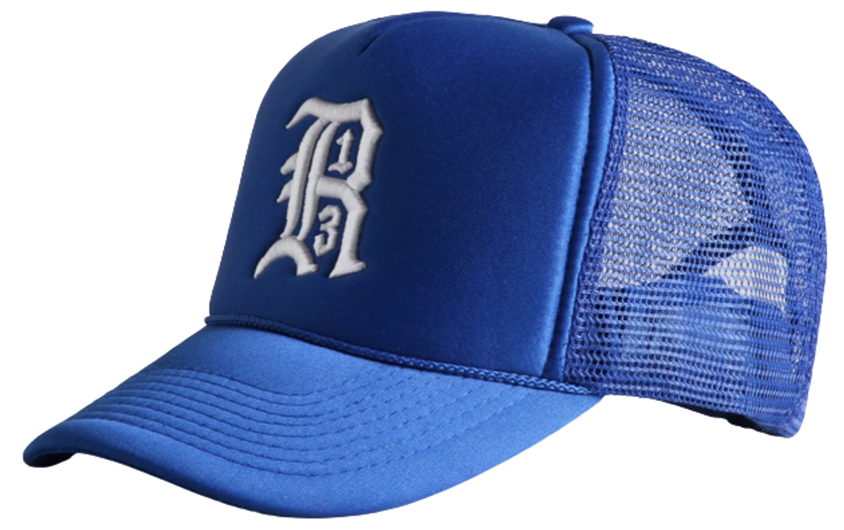 R13 Logo Blue Trucker Cap | WHAT’S ON THE STAR?
