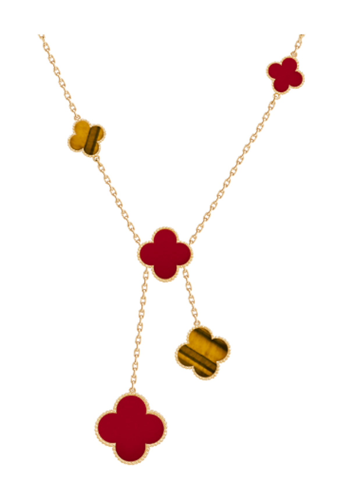 Van Cleef & Arpels Magic Alhambra Red Necklace | WHAT’S ON THE STAR?