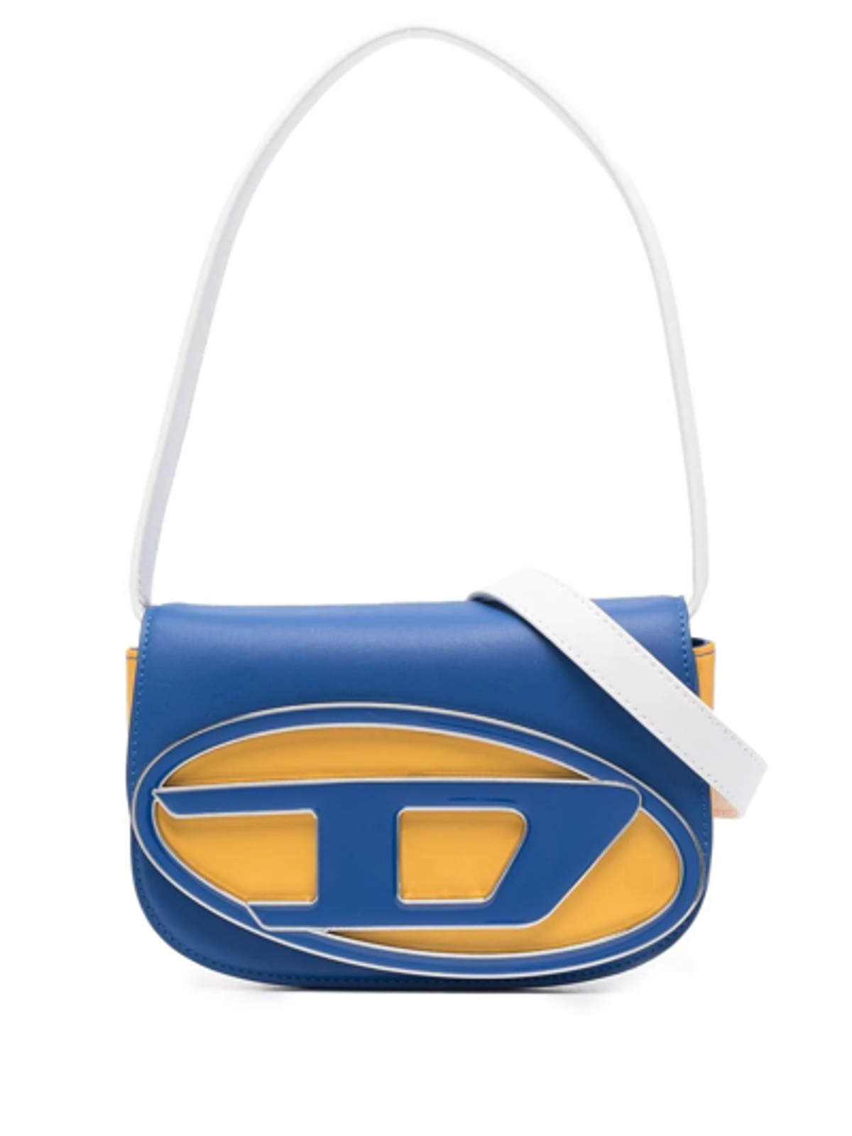 Diesel Blue Leather Shoulder Bag | WHAT’S ON THE STAR?