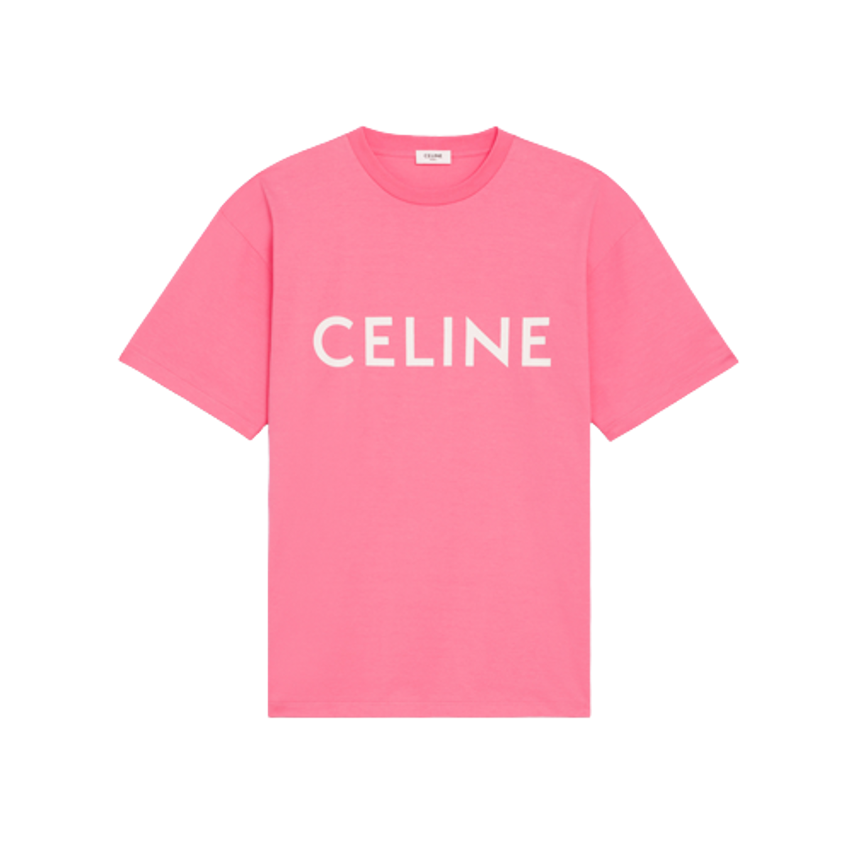 Celine Pink Logo T-Shirt | WHAT’S ON THE STAR?