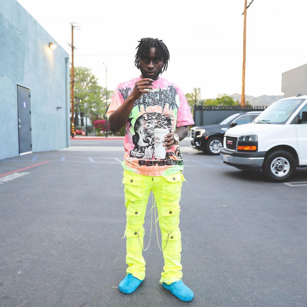 Lil Dann Outfit from April 22, 2022 | WHAT’S ON THE STAR?