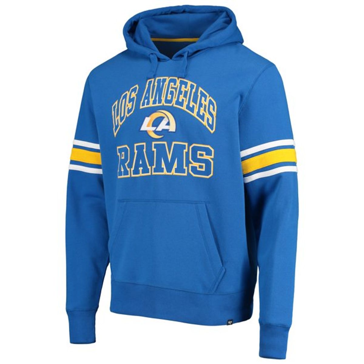’47 Royal Los Angeles Rams Double Block Pullover Hoodie | WHAT’S ON THE ...