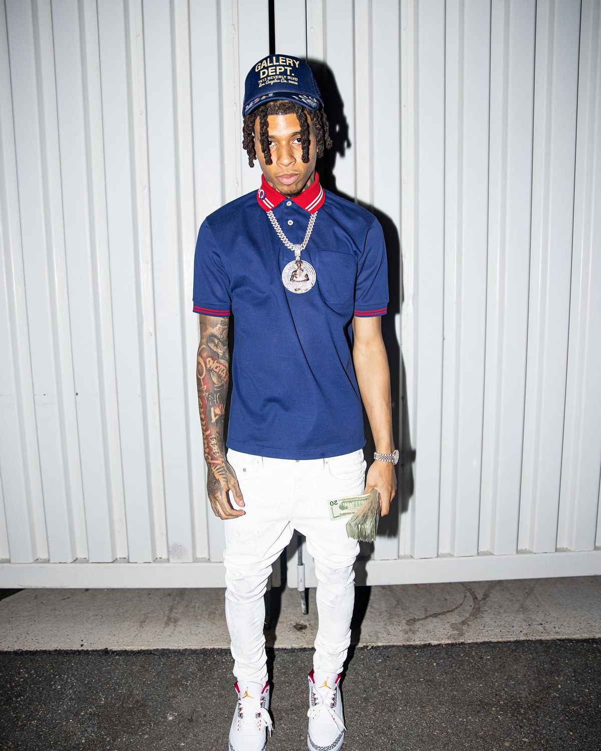 Nle Choppa Outfit From May 24 2022 Whats On The Star