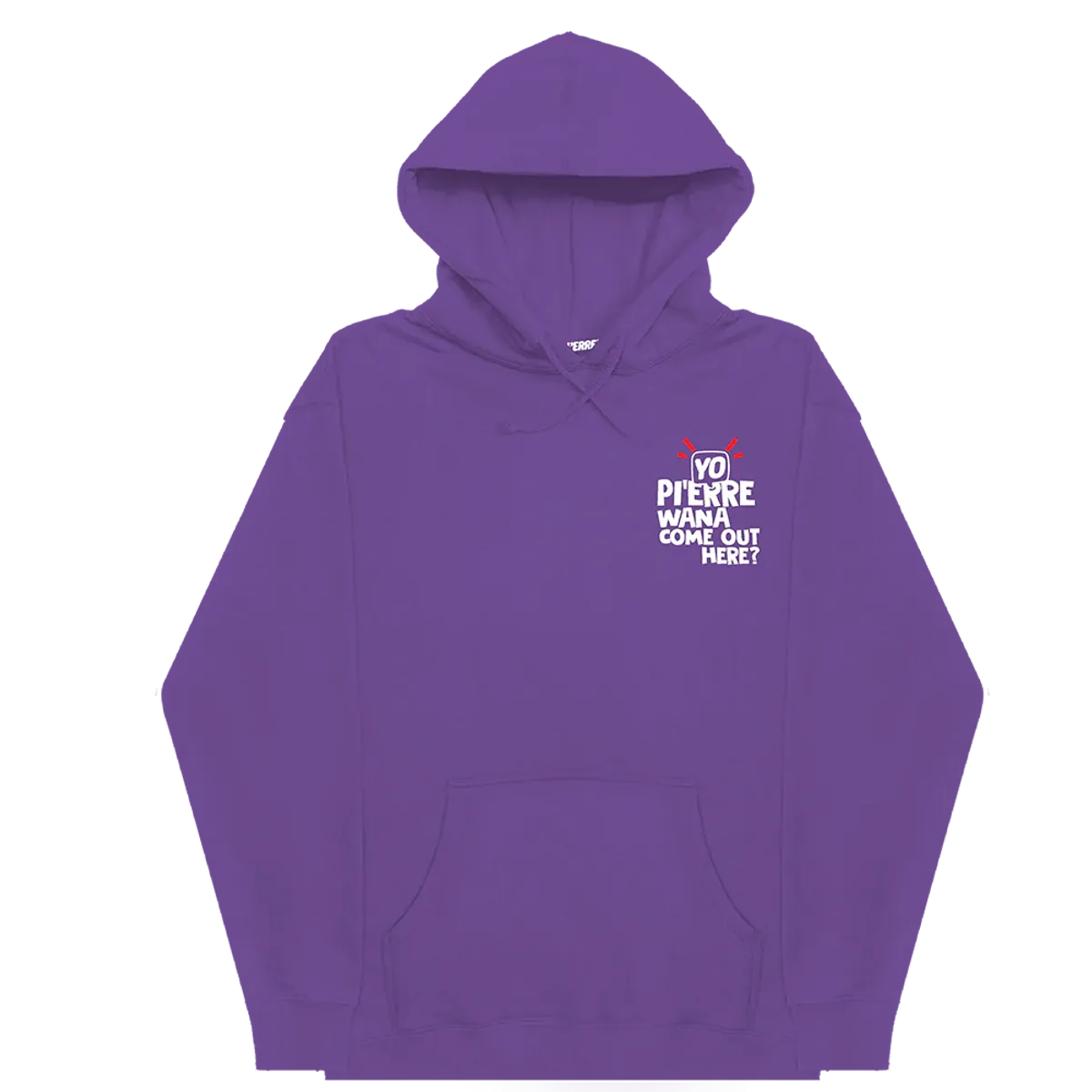 Pierre Bourne Merch Yo Pi'erre Purple Bubble Hoodie | WHAT’S ON THE STAR?