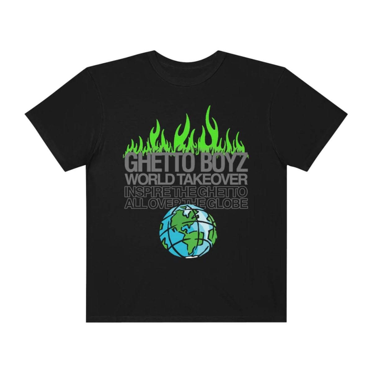 Peezy Merch Black World Takeover T-Shirt | WHAT’S ON THE STAR?