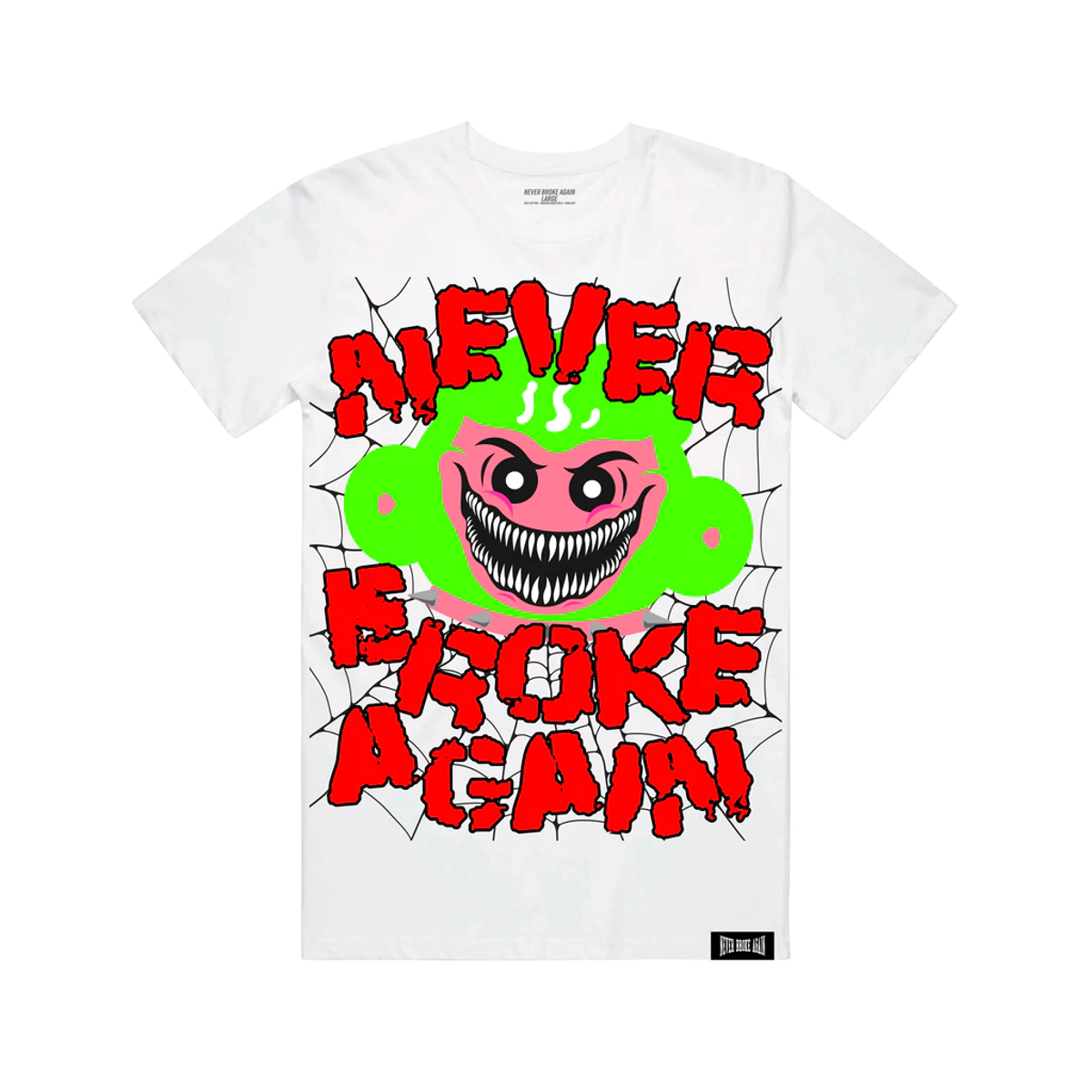 YoungBoy Merch White Crazy Face T-Shirt | WHAT’S ON THE STAR?